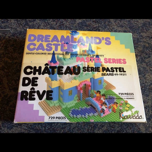Toys | Vintage Kawada 1974 Dreamlands Castle Pastel Series | Poshmark
